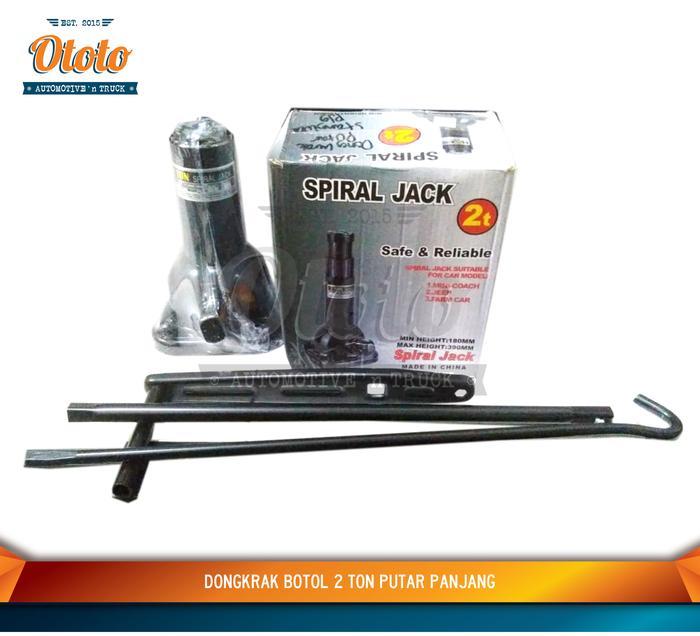 Jual Dongkrak Botol Putar 2 TON PANJANG - Dongkrak Mobil Botol Spiral ...