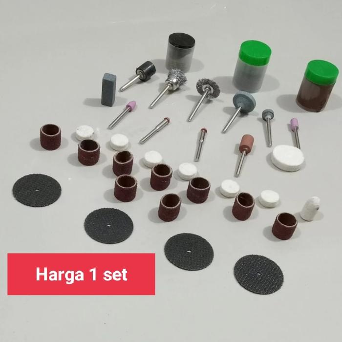 Jual Mata Dremel Tuner Set 105 Pcs - Rotary Tool Kit - Mini Grinder Set ...