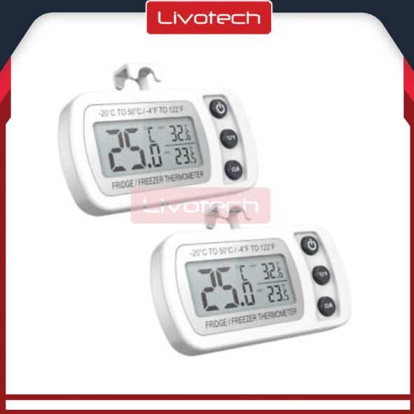 Jual Termometer Digital Q96 Kulkas Fridge Freezer Thermometer - Putih ...