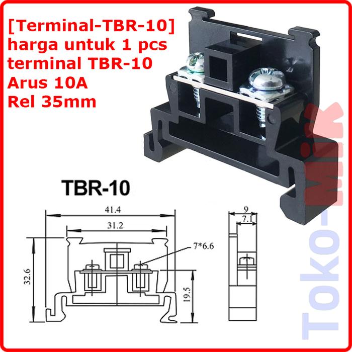 Jual TERMINAL BLOK BLOCK TBR TBR-10 TBR-20 TBR-30 TBR-45 TBR-60 DIN ...