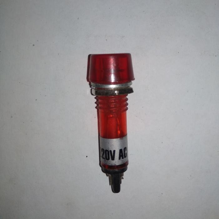 Jual PILOT LAMP BULAT 220VAC/pilot lamp bulat (merah) 10mm - Jakarta ...
