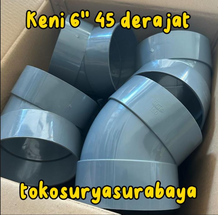 Jual Keni 6" keni 45 derajat 6 inch knie L knee elbow 45 derajat x 6" in D - Kota Surabaya ...