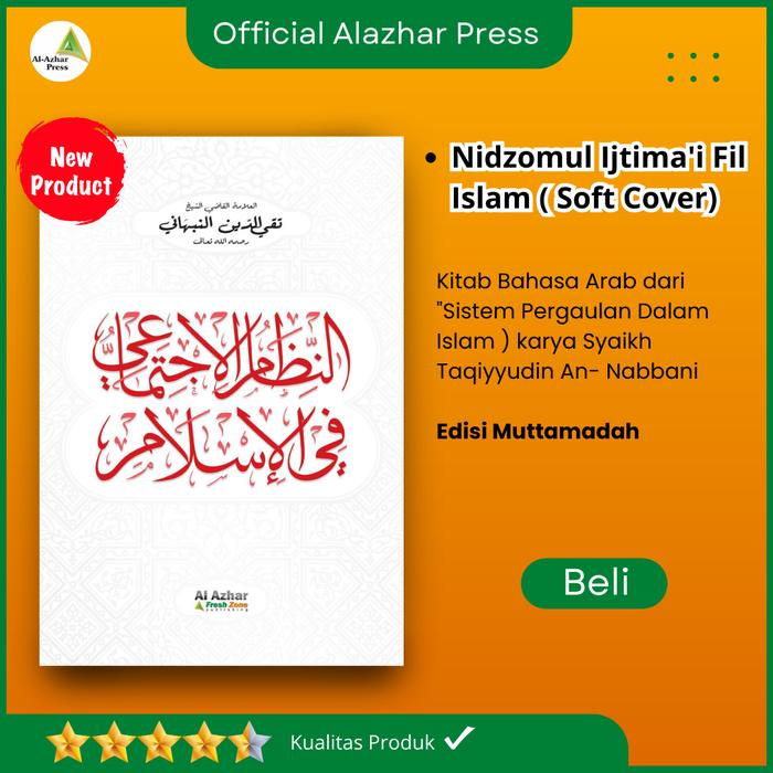 Promo Kitab Nidzomul Ijtimai Fil Islam Arab Soft Cover | Al Azhar Press ...