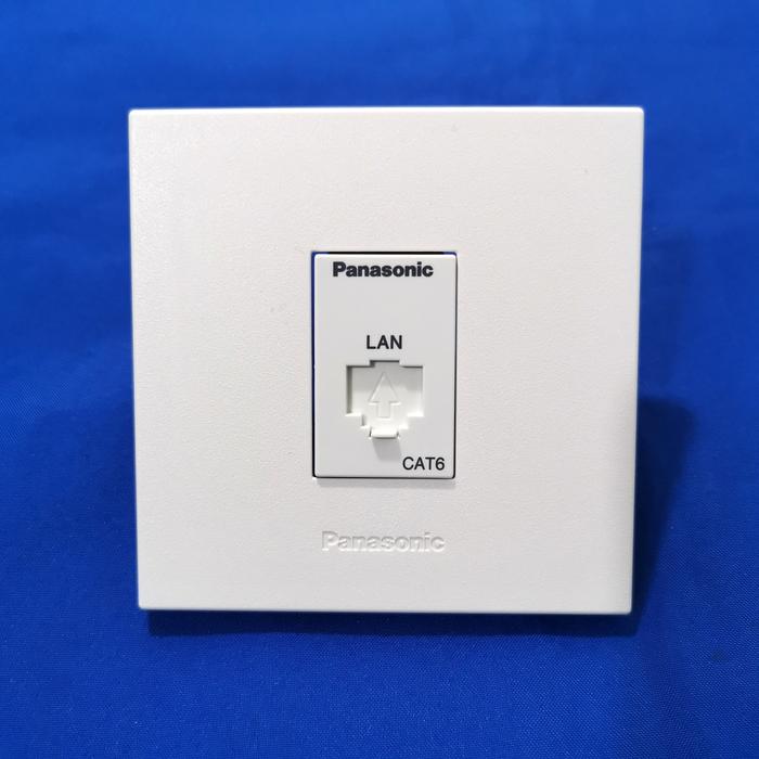Jual Stop Kontak Data CAT6 White Style Series Panasonic - Kota ...