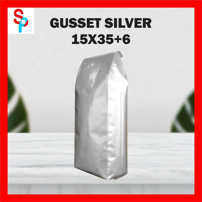 Jual GUSSET/ KEMASAN/ ALUFOIL/ SILVER 15X35+6 KEMASAN 1KG - Kota Malang ...