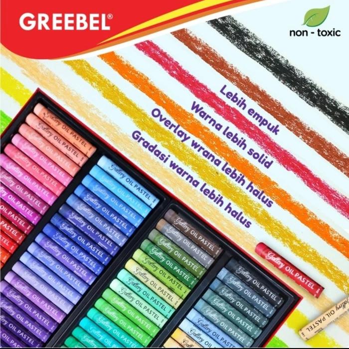 Jual Greebel gallery 72 warna art artist crayon - Kota Bandung - budhi ...