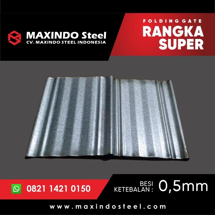 Jual Folding Gate Besi Tipe Super / Pintu Lipat Toko - Besi 05mm - Kab ...