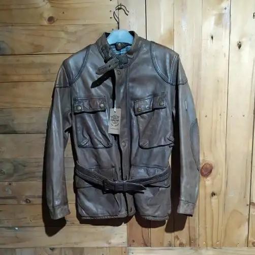 Jual BELSTAFF PANTHER 1966 BRAD PITT MOVIE DEAREST LEATHER MOTOCYCLE ...