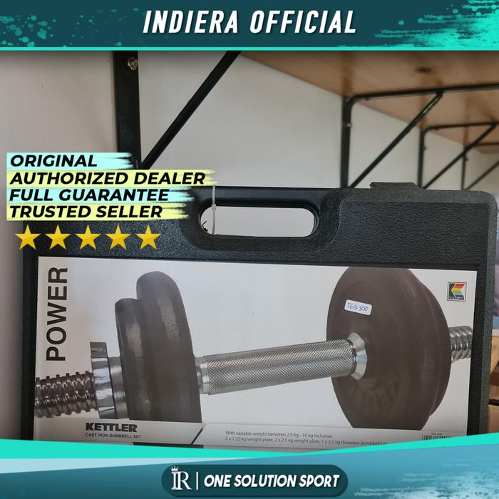 Promo Dumble Set KETTLER 10 Kg Original Beban Dumble Dumble Barbel Home ...