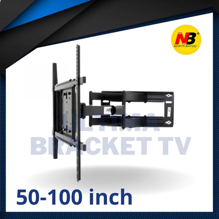 Jual NB NORTH BAYOU SP5 50 - 100 INCH FULL MOTION HEAVY DUTY TV WALL ...