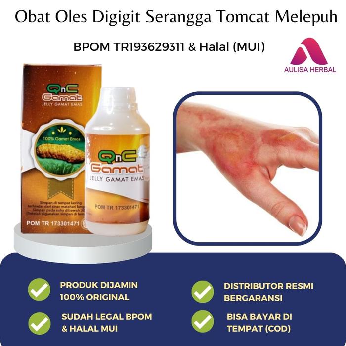 Jual Obat Oles Digigit Serangga Tomcat Kulit Melepuh Pengering Luka Qnc ...