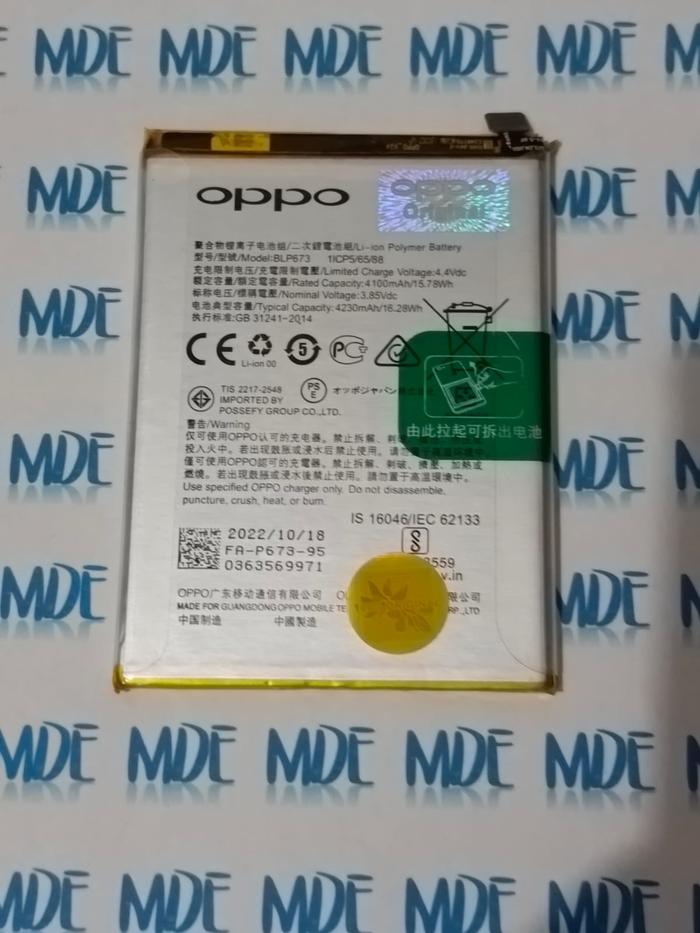 Jual Baterai Oppo A11 2020 A12 A31 A7 A5s BLP673 Original Batre Battery ...