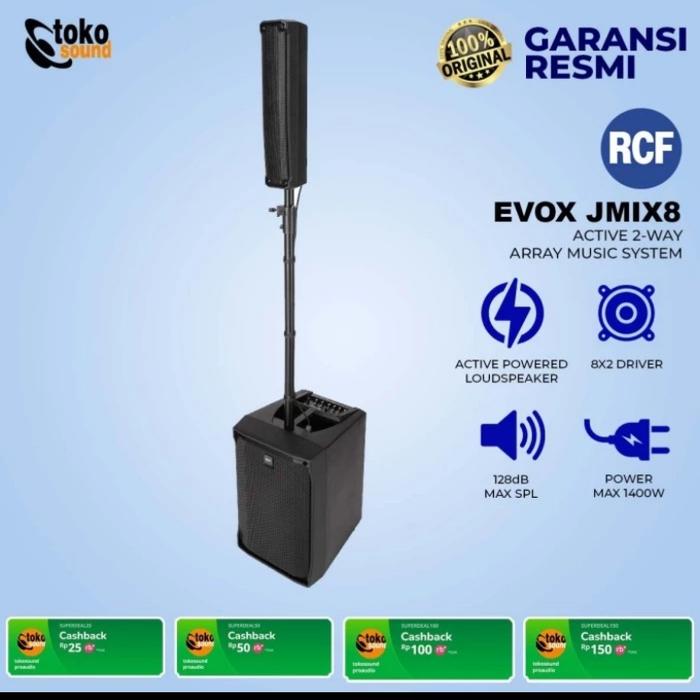 Jual Speaker Evox jmix8 aktif/Speaker aktif RCF evox jmix8 original ...
