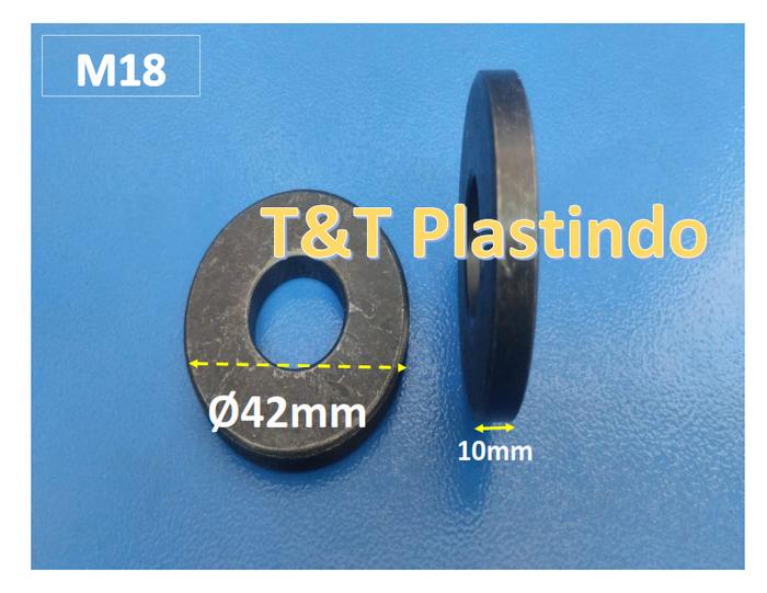Jual WASHER RING PLAT TEBAL 10MM | M12 M14 M16 M18 M20 M22 M24 - M18 ...