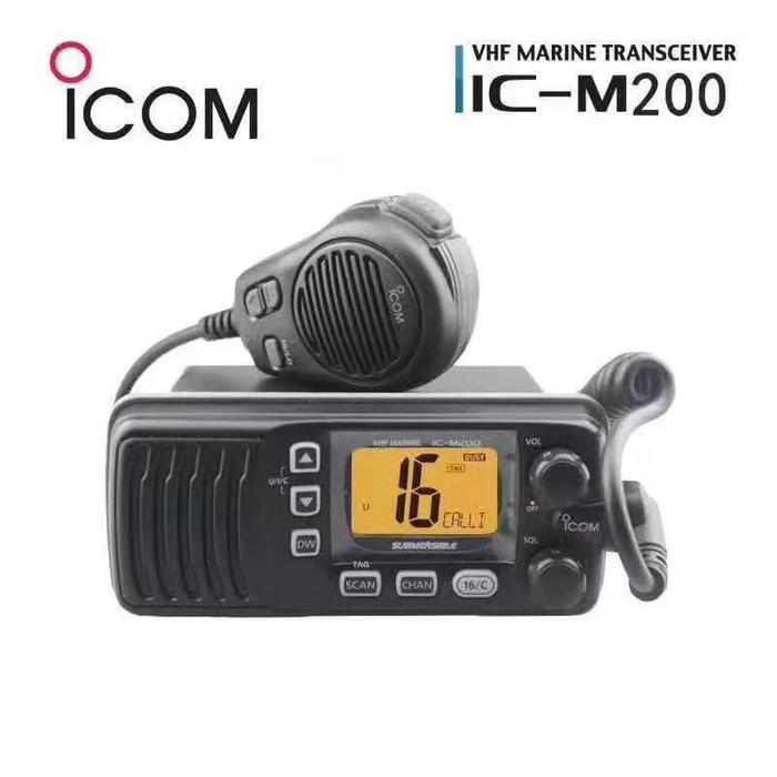 Promo Radio Rig Icom IC M200 Alat Komunikasi Kendaraan Mobil Kapal Laut ...