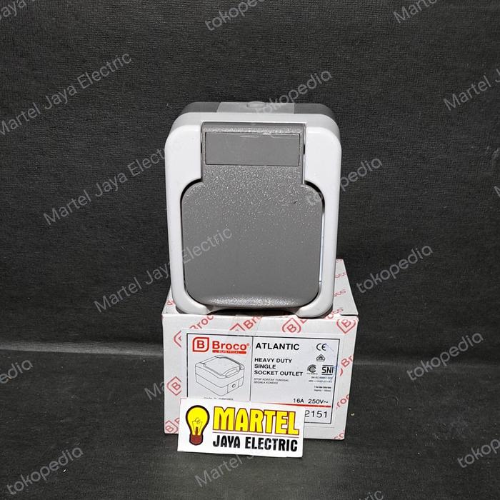 Jual Stop kontak broco atlantic outbow 2151 / stop kontak outdoor - Kab ...