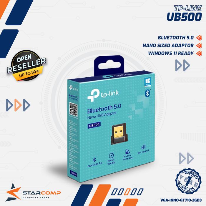 Jual TP-Link UB500 Bluetooth 5.0 Nano USB Adapter TPLink UB 500 - Kab ...