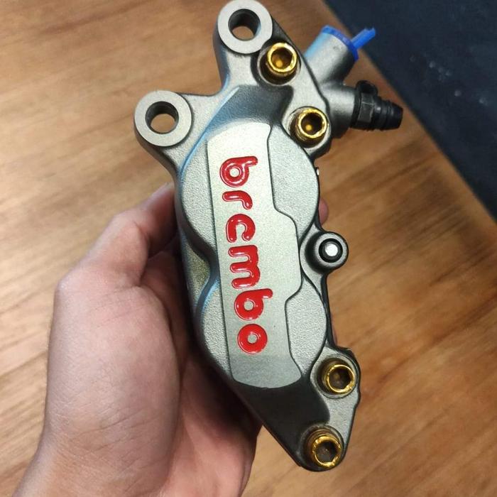 Jual Kaliper Brembo 4p grey red logo kiri bekas - Kota Bandung - JJ Moto Shop | Tokopedia