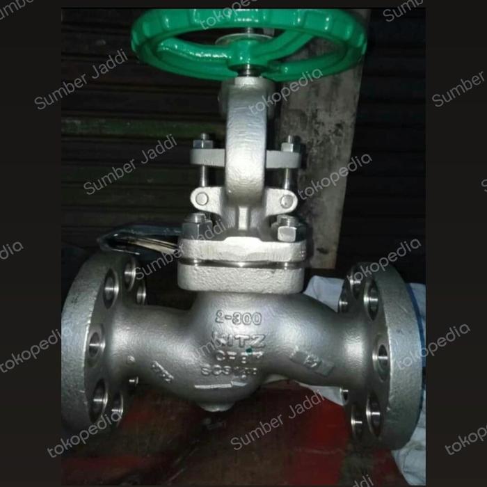 Jual Globe Valve KITZ Stainless SS316 CF8M 2" Inch ANSI 300 Flange - Kota Surabaya - SUMBER ...