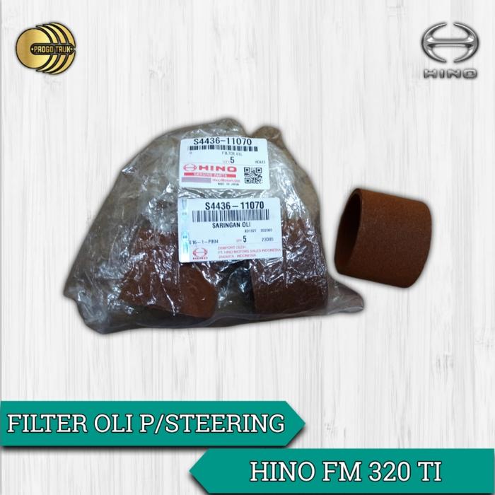 Jual FILTER OLI POWER STEERING HINO FM 320 TI S4436-11070 - Jakarta ...