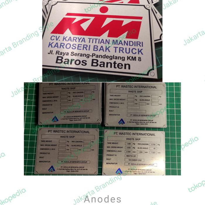 Jual Emblem Alumunium Anodes Karoseri Design Custom - Jakarta Pusat ...