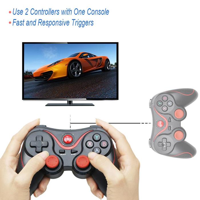 Jual GAMEPAD X3 JOYSTICK Bluetooth WIRELESS SMARTPHONE ANDROID HOLDER ...