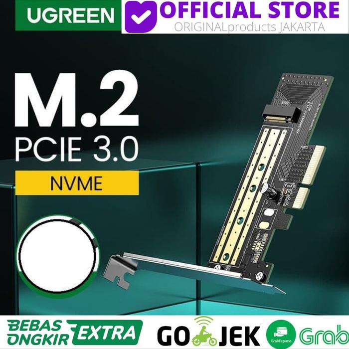 Jual Ugreen Pcie 4.0 Ke M2 Nvme Pci Express Adapter 64gbps Pci-e4/8/16 ...