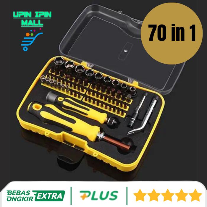 Promo Obeng Set Reparasi Serbaguna Professional Repair Tool 70 in 1 ...