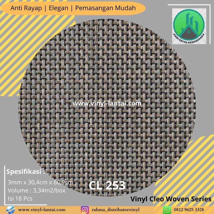 Jual Cleo Vinyl Tile Series Woven | Tebal 3mm | Motif Anyaman | CL 253 - Jakarta Timur ...
