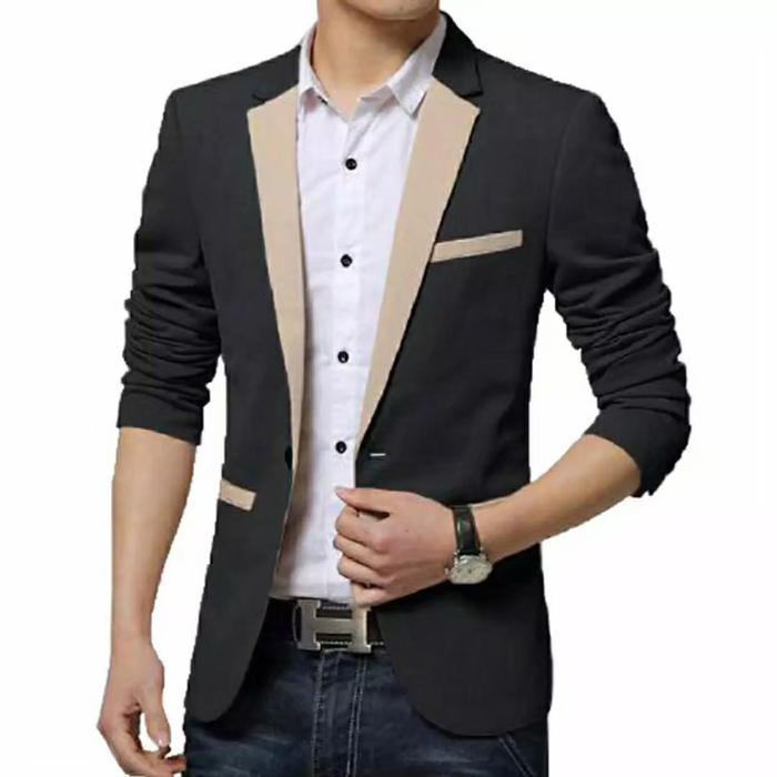 Jual JAS HITAM REMAJA-JAS BLAZER PRIA-JAS PRIA SLIMFIT-JAS KASUAL PRIA ...