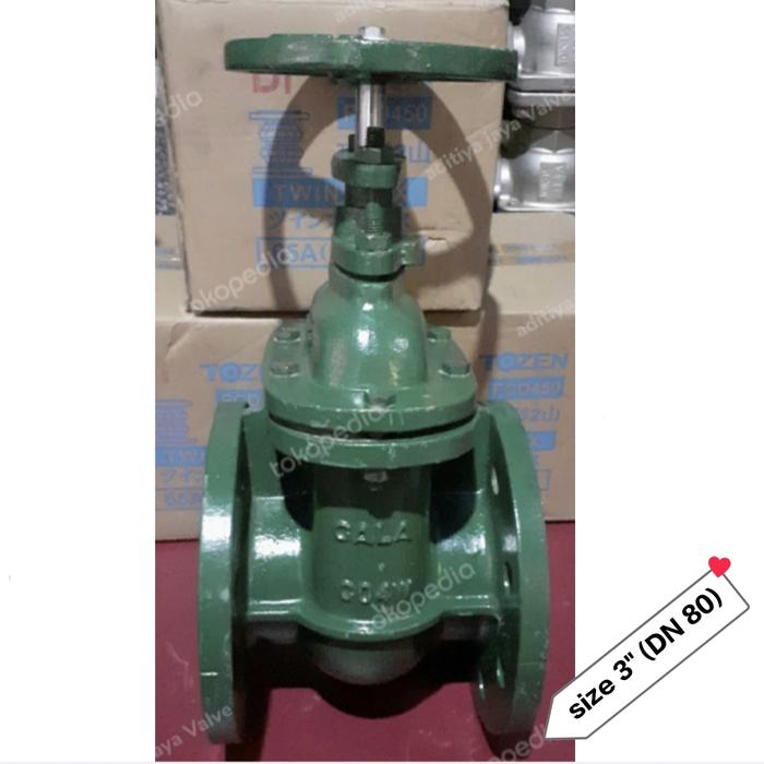 Jual gate valve GALA 3 inch (DN 80) cast iron jis 10k - Kab. Tangerang ...
