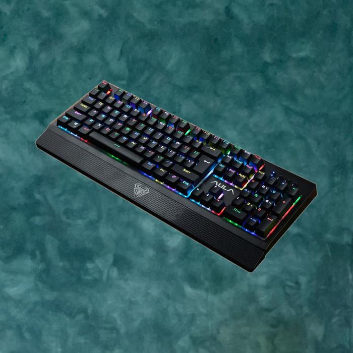 Jual Mechanical Keyboard Aula, Keyboard Gaming, Full RGB, Minus Fisik ...