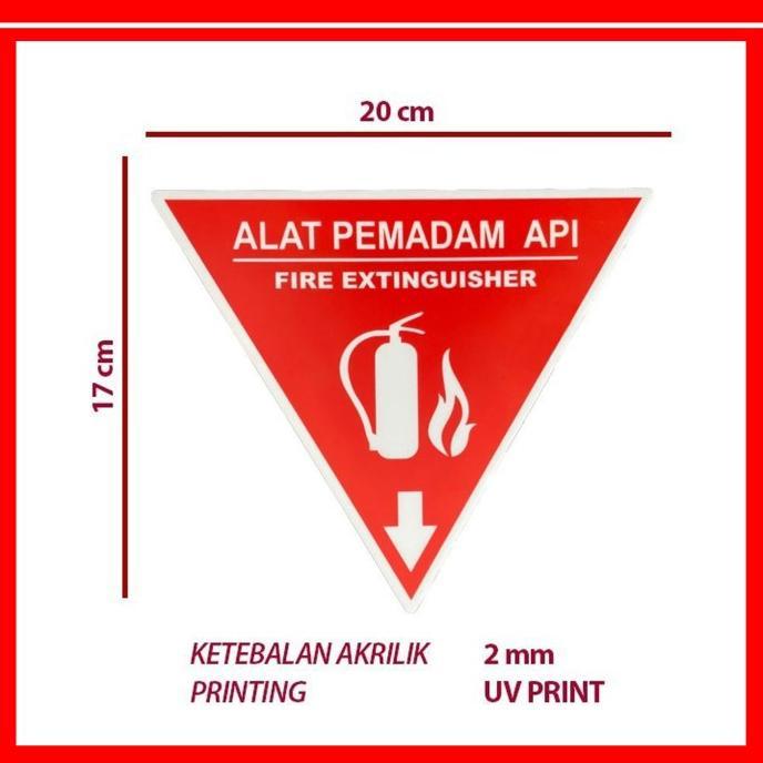 Jual VWX Rambu APAR/ Segitiga APAR/ Rambu Akrilik/ Sign Alat Pemadam ...