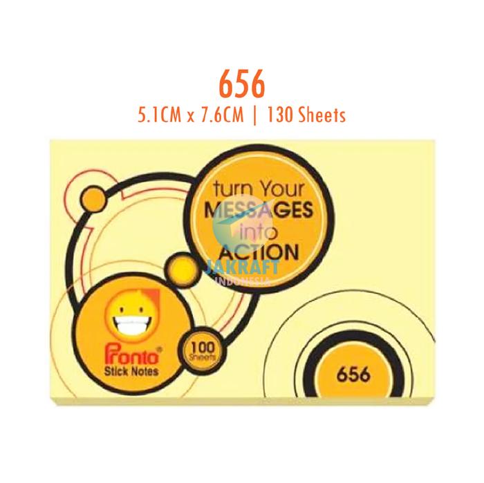 Promo Sticky Notes Yellow PRONTO SN 656+ | 51 x 76 mm Memo Tempel ...