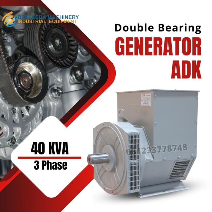 Jual Generator ADK / Dinamo Penggerak Mesin 40 KVA 32 Kw 380 Volt ...