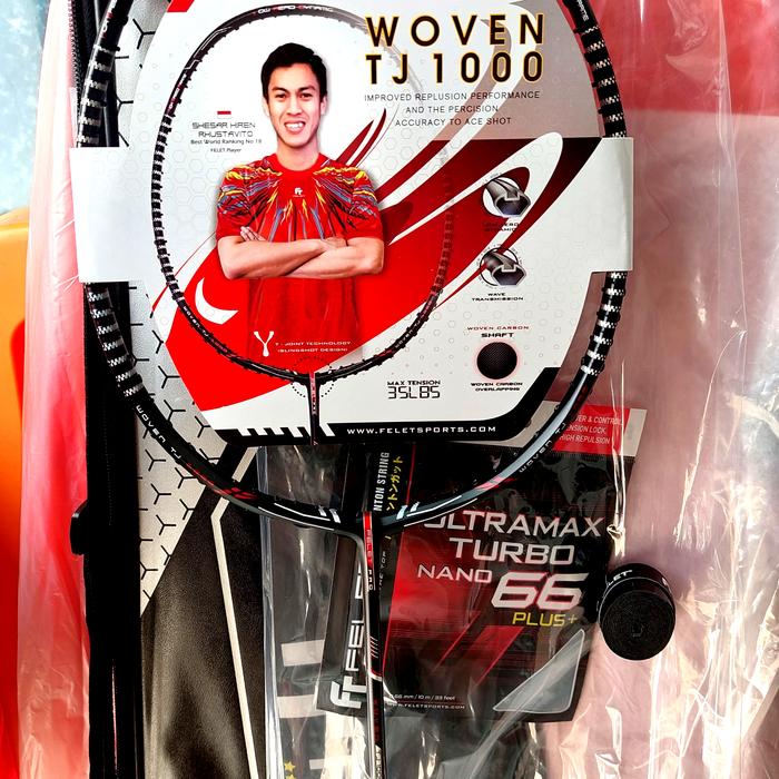 Jual Raket Badminton Felet Woven TJ 1000 Original - Kab. Tangerang ...