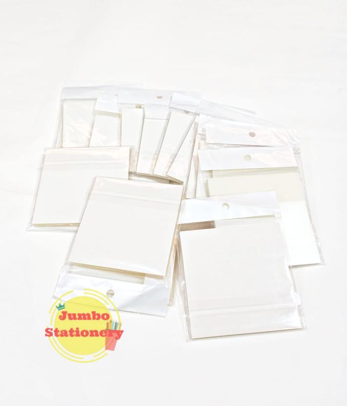 Jual Sticky Notes Transparan Putih Kertas Memo Warna - Kota Bandung ...