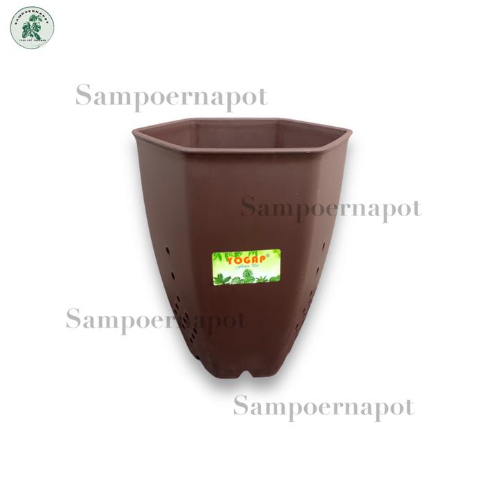 Jual POT BUNGA TANAMAN TINGGI YOGAP 15 SEGI 6 WARNA WARNI - YOGAP YP6 ...