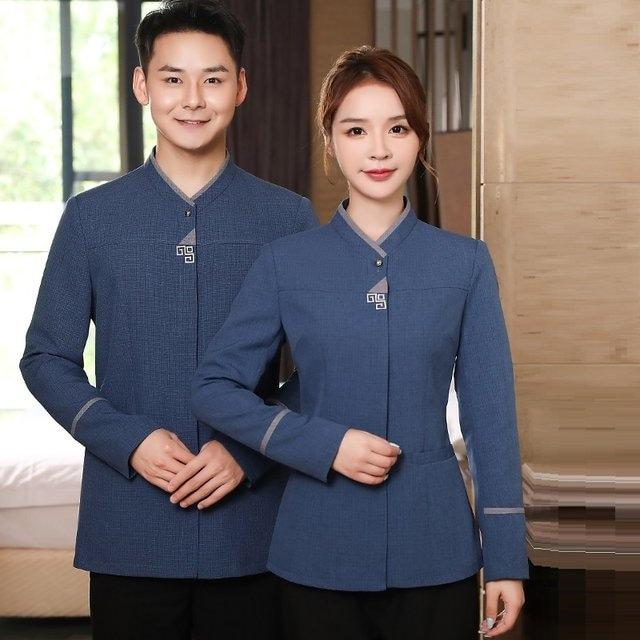 Jual seragam kemeja hotel housekeeping bs order set custom warna/size ...