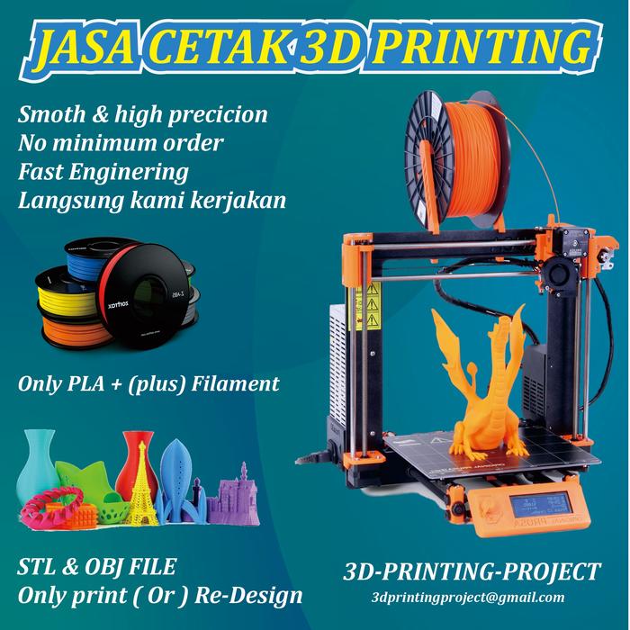 Jual JASA CETAK 3D PRINT - Kab. Kudus - 3D-Project | Tokopedia