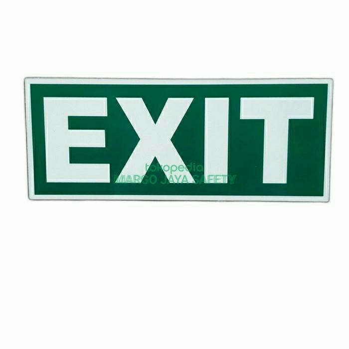 Jual Rambu Exit Glow In The Dark 12x30cm Akrilik - Jakarta Barat ...