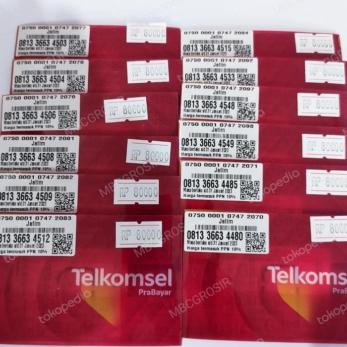 Jual Kartu Perdana Telkomsel cantik simpati 4G Seri Nomer 081.33663.XXXX - Kota Malang ...