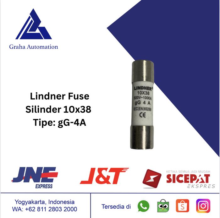 Jual Linder Fuse Silinder 10x38 Tipe: gG-4A 500V-100KA - Kota ...