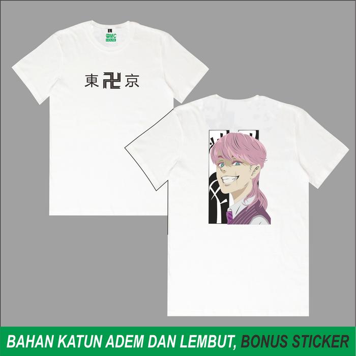 Jual Baju Kaos Anime Bonten Sanzu Haruchiyo Tokyo Revengers Combed 30s ...