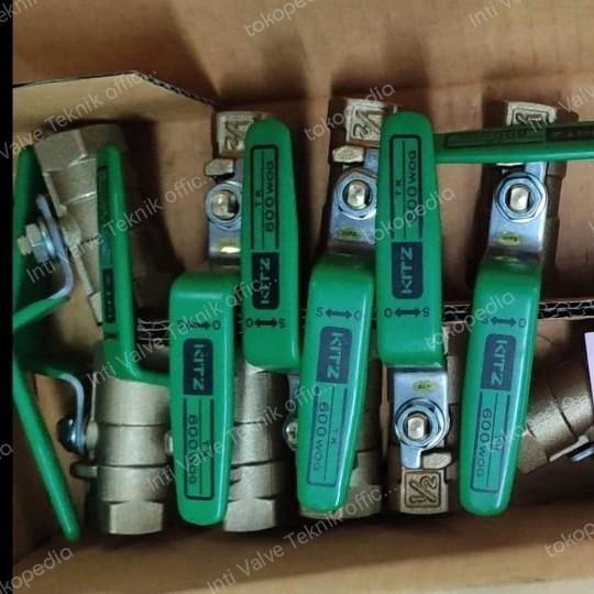 Jual Ball Valve kitz NPT Fig 600 AKTK 1 Inchi Brass - Jakarta Barat - Asia Valve Teknik | Tokopedia