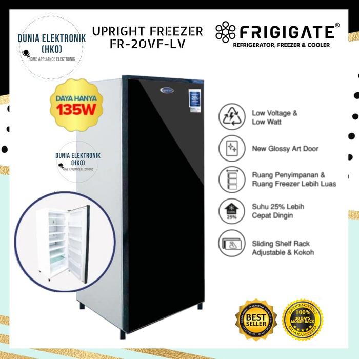Promo Freezer Frigigate FR-20VF LV 6 Rak 200 L | Frigigate FR20VF LV ...