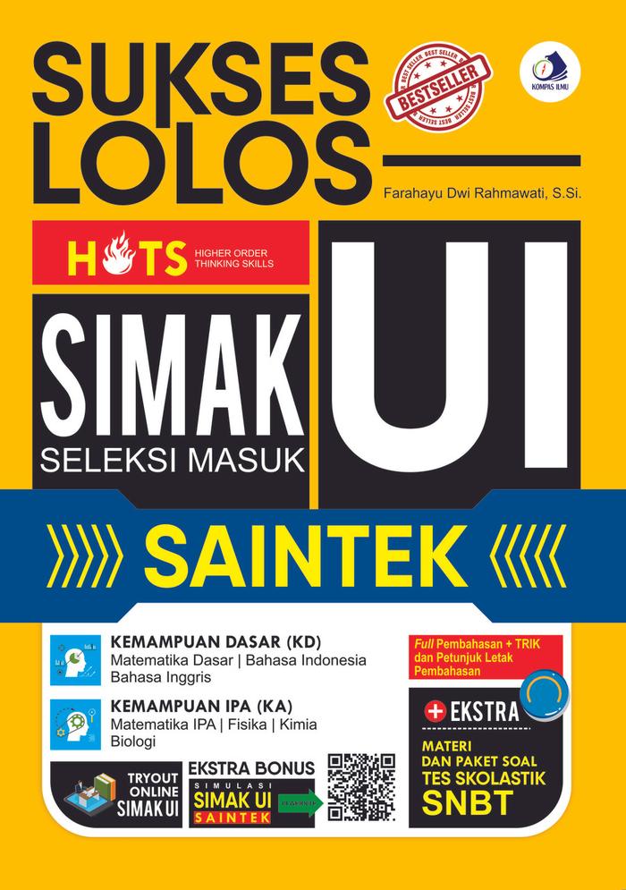 Jual Buku SUKSES LOLOS SIMAK UI SAINTEK TERUPDATE - Jakarta Pusat ... Jual Buku SUKSES LOLOS SIMAK UI SAINTEK TERUPDATE - Jakarta Pusat ...