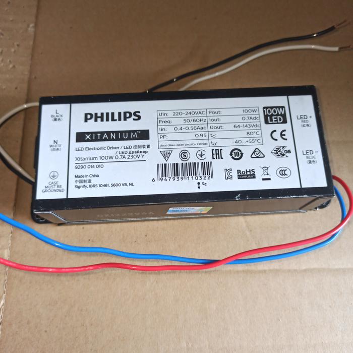 Jual ballast xitanium 100w 0.7A 230V philip / led electronic driver xitaniu - Jakarta Utara ...