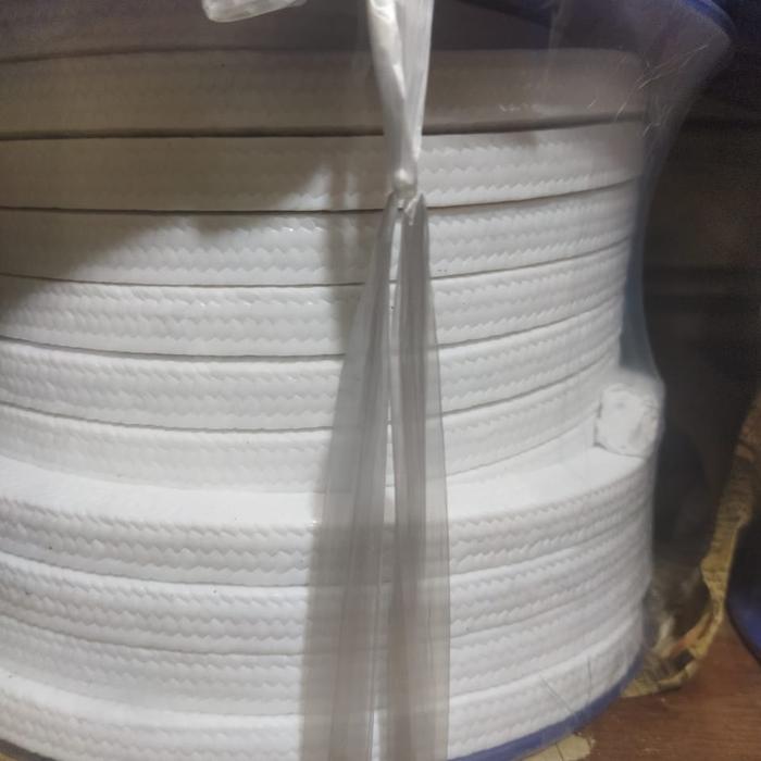 Jual PTFE pure teflon seal PTFE Gland packing ukuran tebal 15mm x 1mtr ...