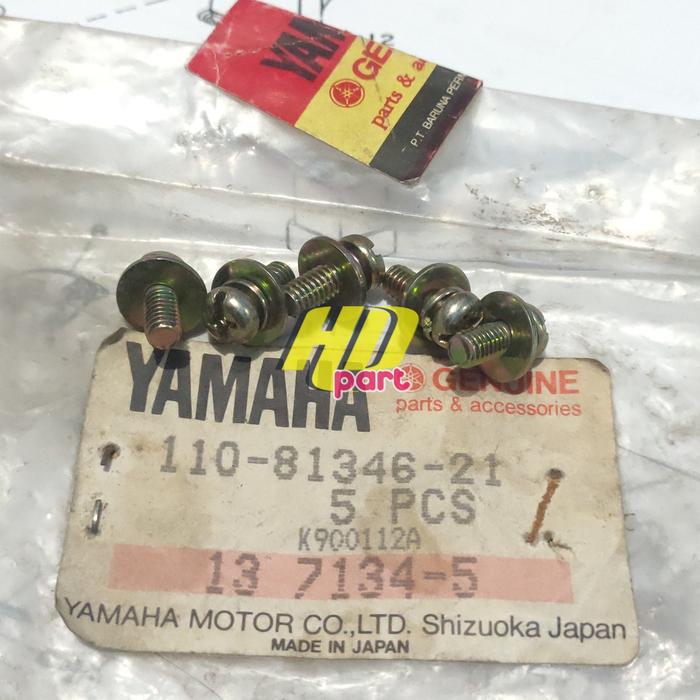 Jual SCREW 110-81346-21 baut baud platina Yamaha RX YB 100 V 75 80 ...